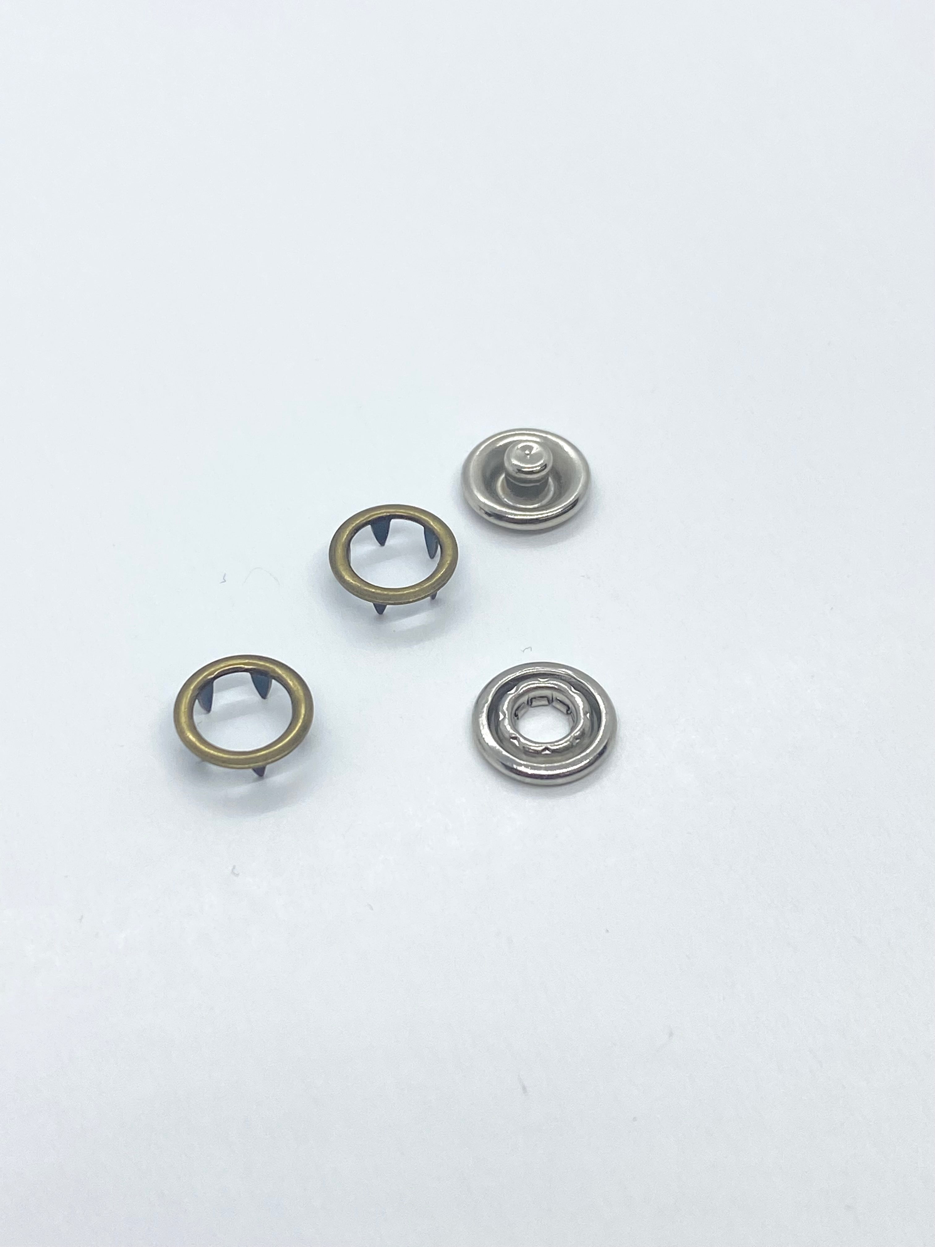 16L Anti-Brass O-Ring Snap Button Set – S&J USA, Inc.