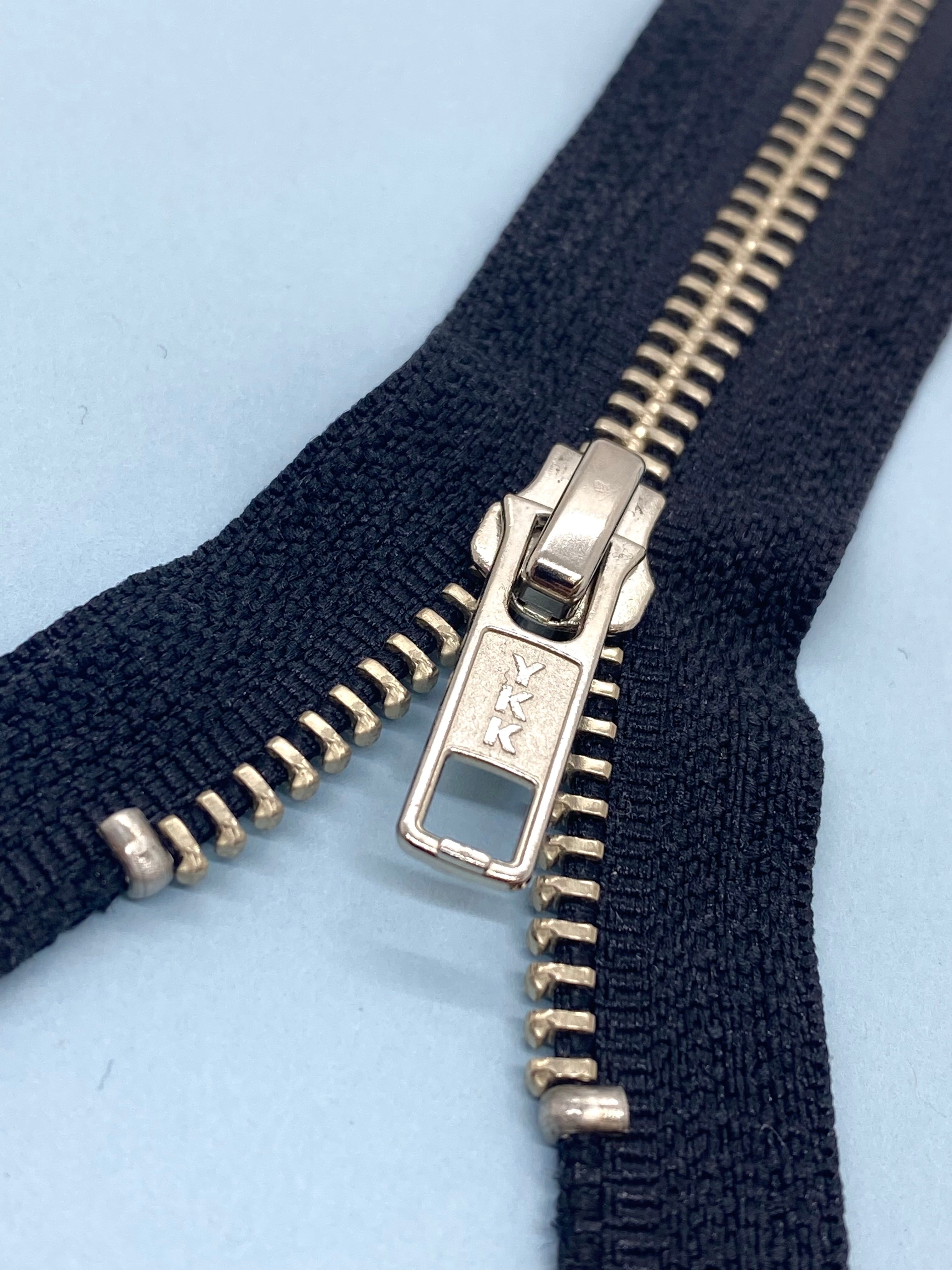 YKK® #5 Nickel s/p Black (580) DA Slider (Separating) – S&J USA, Inc.